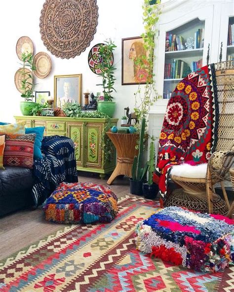Estilo Boho Vintage Home Decor Boho Living Room Bohemian Living Room Decor