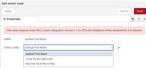 invalid config error after updating node red home assistant community
