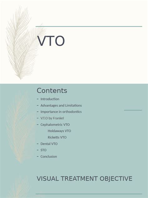 Vto Seminar Pdf Orthodontics Dental Anatomy