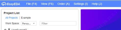 User Interface EasyEDA Pro User Guide