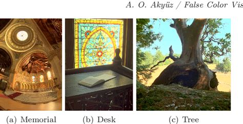 Figure From False Color Visualization For HDR Images Semantic Scholar