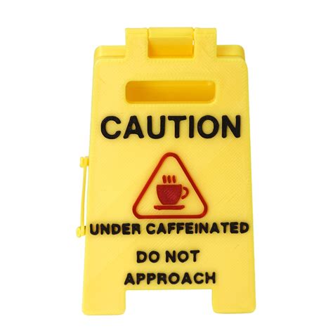 Eosunjian Office Desk Sign Gag T Funny Desk Decor Caution