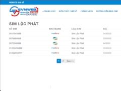Website bán thẻ sim số đẹp mã nguồn PHP