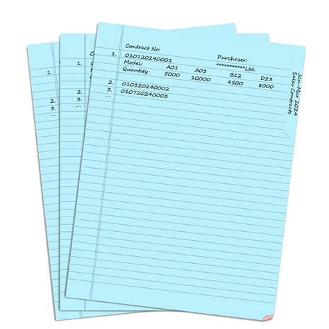 File Folders 3PCS Pack Of 12 File Folders With 1 3 Cut Tab For Classification Organization