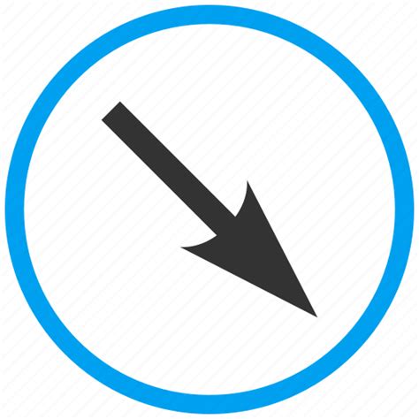 Compass Arrow Cursor Move Navigate Navigation Pointer Right Down Icon