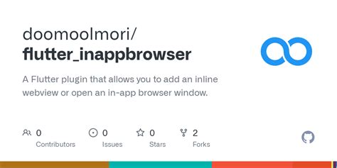 Github Doomoolmoriflutterinappbrowser A Flutter Plugin That Allows You To Add An Inline