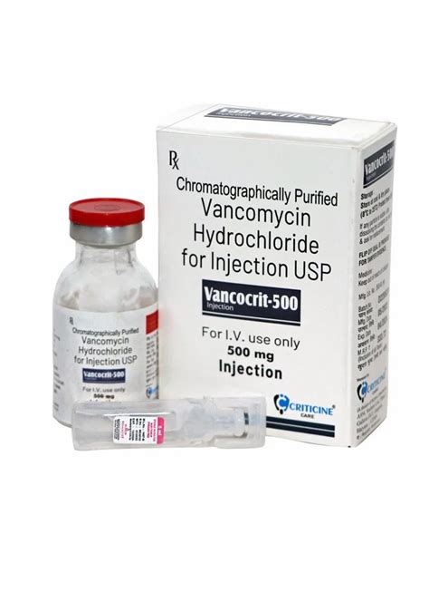 Vancomycin Hydrochloride 500mg Injection 1 Vial At ₹ 33349vial In