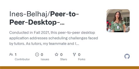 github ines belhaj peer to peer desktop application conducted in fall 2021 this peer to peer