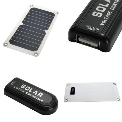 W V Solar Panel Usb Charger Semi Flexible Portable Solar X Cm