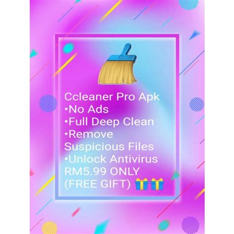 Cleaner Mod Pro Apk 🌟 Unlock All Features 🌟 Shopee Malaysia