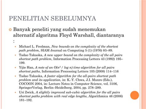 Algoritma Floyd Warshall Dengan Siklus Negatif PDF