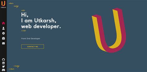 GitHub Utkarsh Portfolio