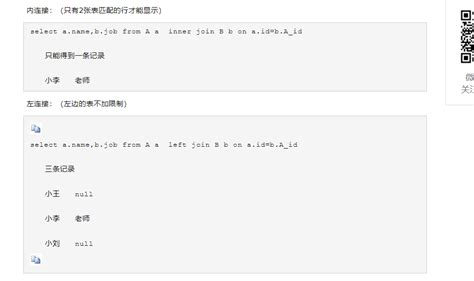 数据库左连接右连接内连接全连接区别 菜鸟 博客园
