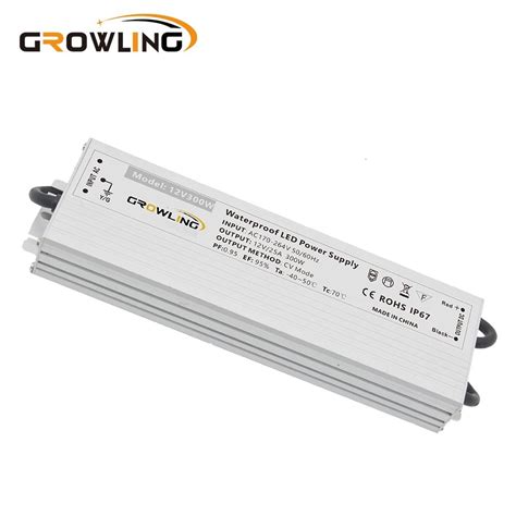 Pfc Ip67 Waterproof 300w Led Driver Dc 12v24v Power Supply Best