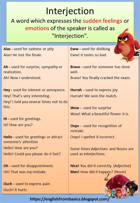 What Are Interjections Definition Use Examples Worksheet
