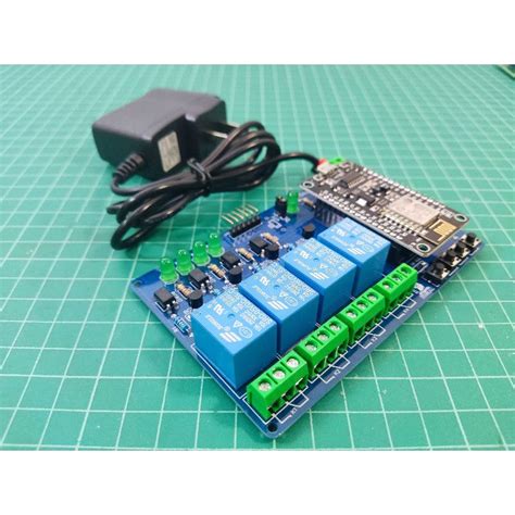 บอรด IoT Relay Ch NodeMCU ควบคมอปกรณผานมอถอ พรอมโคดทดลอง Shopee Thailand