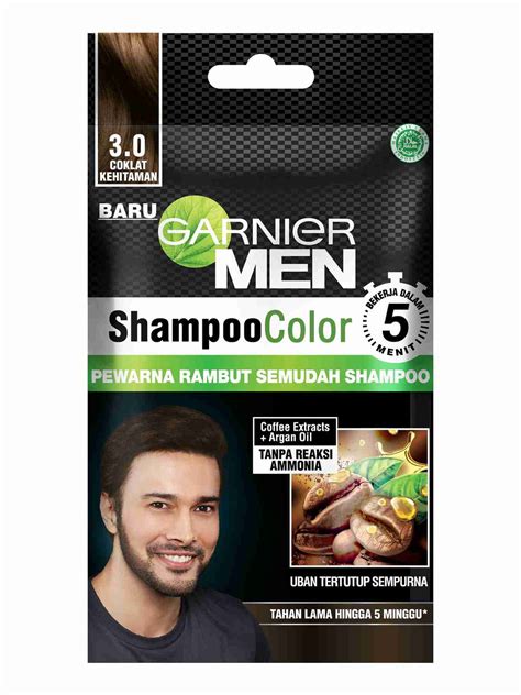 Men Shampoo Color 3 0 Coklat Kehitaman Garnier Indonesia