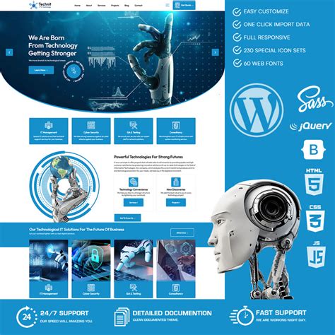 Technit Technology Wordpress Theme Templatemonster
