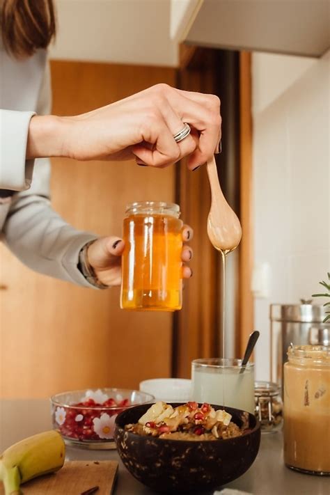 Kostenlose Bild Müsli Frühstück Obst Banane Getreide Aus Holz