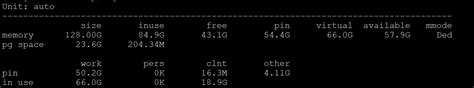Memory Consumption On Aix Server Using Svmon Command