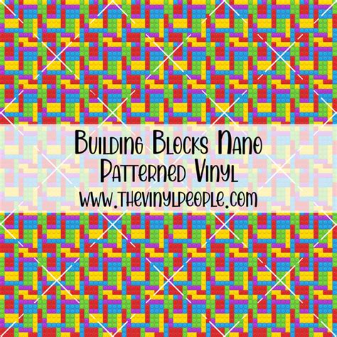 Building Blocks Patterned Vinyl Thevinylpeople