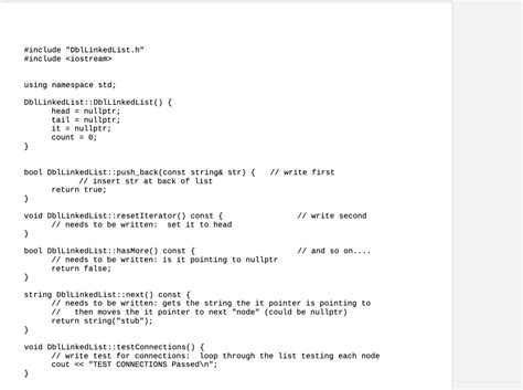 Solved More Practice With Class Creation Pointers And An