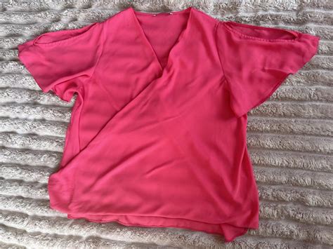 Блузка кофтинка рожева шифон л хл — ціна 90 грн у каталозі Блузи