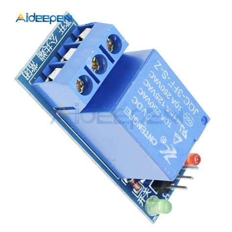 Dc 5v 1 Csatorna Relé Modul Alacsony Szintűmagas Szintű Indító Jelző Ac 220v Interfész Tábla
