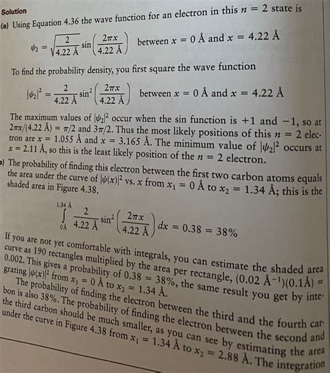 Solved Using A Simple Particle In A Box Model For The Chegg