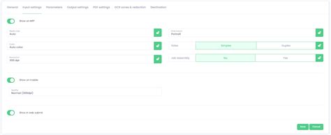Input Settings