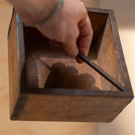 Antique Japanese Wood And Iron Bound Masu Box Rice Measure Kanso House