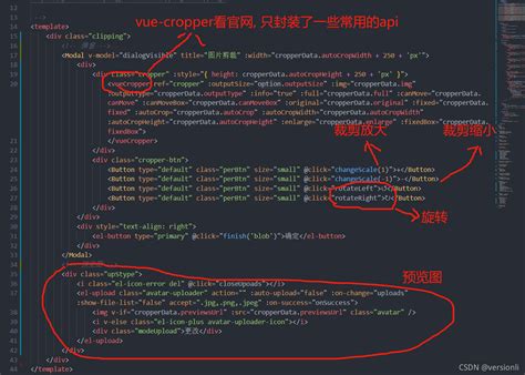 Vueelementui结合vue Cropper插件，开发一个能裁剪图片功能组件elmentui 图片裁剪组件功能齐全 Csdn博客