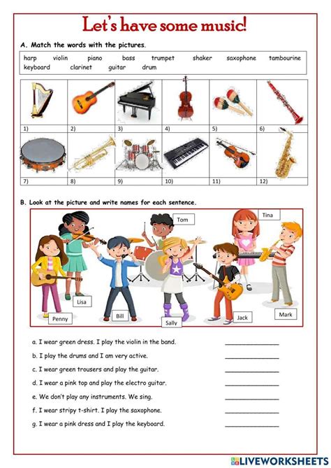 Lets Have Some Music Worksheet Worksheets Library
