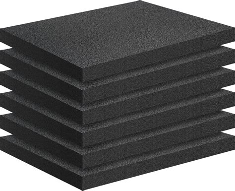 Treela 4 Pcs Customizable Polyethylene Foam 16 X 12 X 2 Polyethylene Foam Sheet
