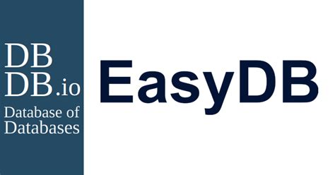 easydb database of databases