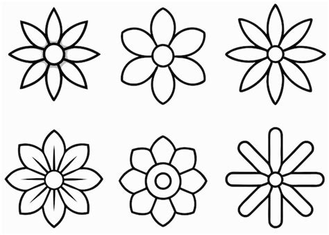 Flower Clip Art Simple Vectors And Illustrations For Free Download Freepik