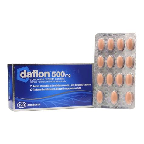 Daflon 500mg 120 Compresse Rivestite Top Farmacia