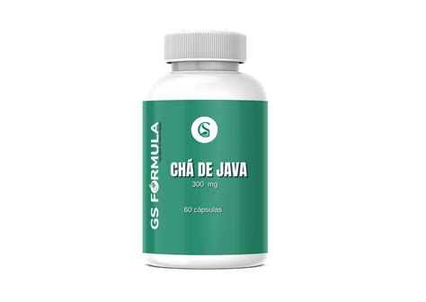 Chá De Java 300mg 60 Cápsulas Gs Fórmula Farmácia De Manipulação