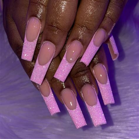 33 Light Pink French Tip Coffin Nails You Need To See Nail Designs Daily