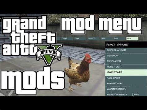 Script Hook V Native Trainer GTA Mods