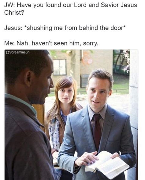 Jehovah Witness Jesus Meme