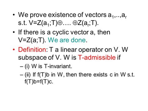 Cyclic Vector At Collection Of Cyclic Vector Free For