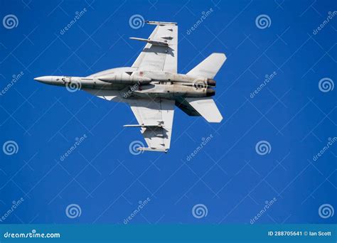 F18 Fighter Jet Stock Image Image Of Airshow Background 288705641