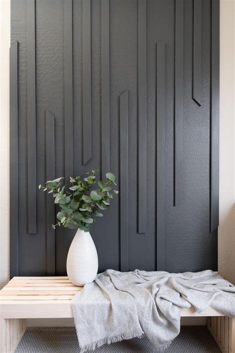 Modern Diy Slat Wall Ready For A Weekend Project Accent Wall With