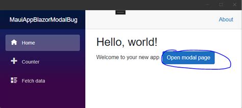 Maui Blazor For Windows Pushmodalasync Issue · Issue 9288 · Dotnet
