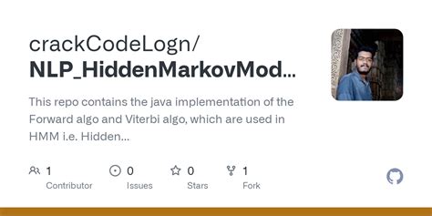github crackcodelogn nlp hiddenmarkovmodel forward viterbi this repo
