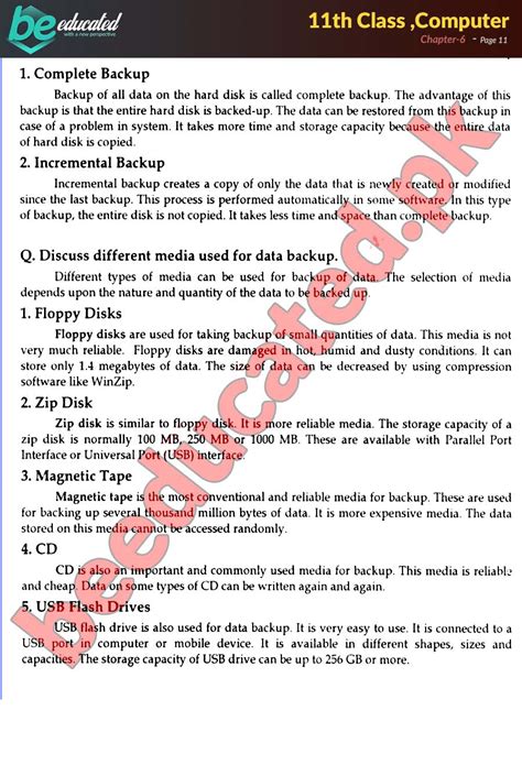 Cahpter 6 Computer Science Ics Part 1 Notes Inter Part 1 Notes