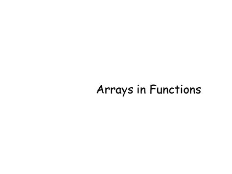 Review Of Everything Arrays Ppt Download