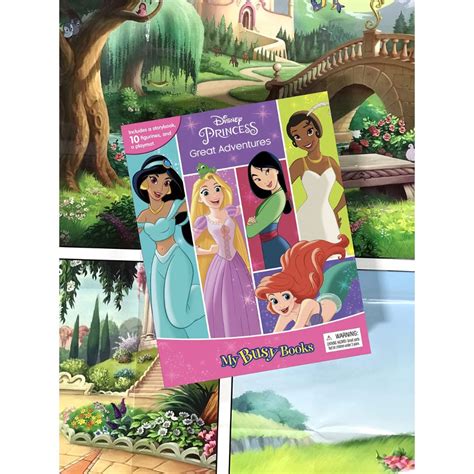 Phidal Disney Princess Great Adventure My Busy Books Toys4me
