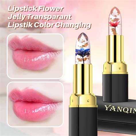 Jual Cod Lipstick Bunga Lipstick Jelly Transparant Lipstik Color